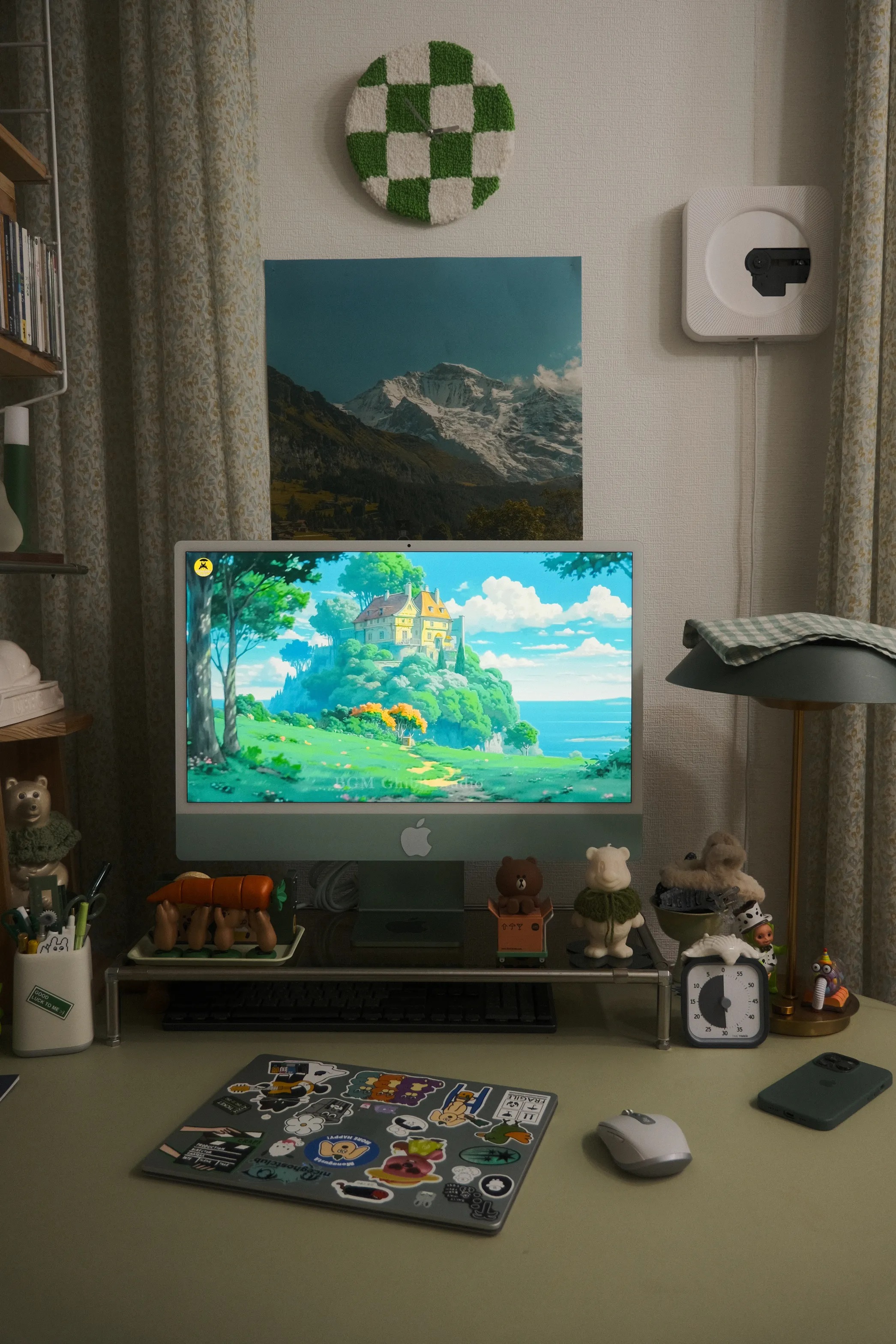 'NEW EA30 감성 CD플레이어 벽걸이 탁상용 CD플레이어 블루투스인아웃 업그레이드' 제품으로 꾸민 유저들의 스타일링샷 | 오늘의집 유저들의 집꾸미기