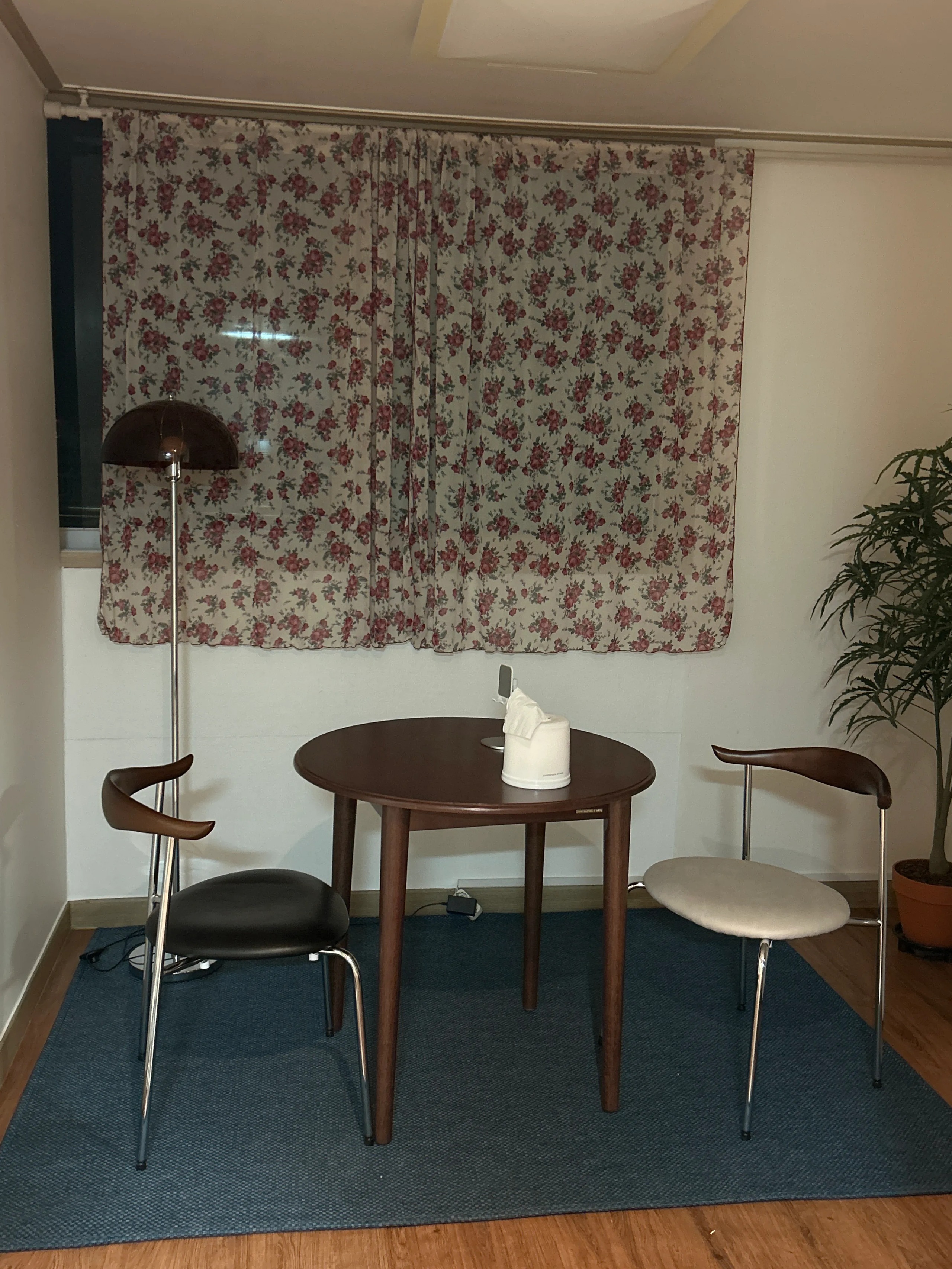 '포르보 월넛 원목 카페 원형 모던 식탁테이블 800' 제품으로 꾸민 유저들의 스타일링샷 | 오늘의집 유저들의 집꾸미기