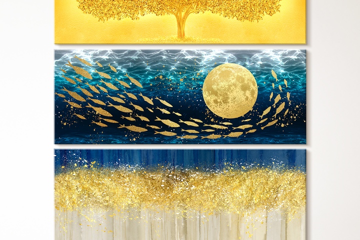 그림·사진 돈 들어오는 재물운 금전운 황금 풍수 와이드 액자 10종 오늘의집 쇼핑