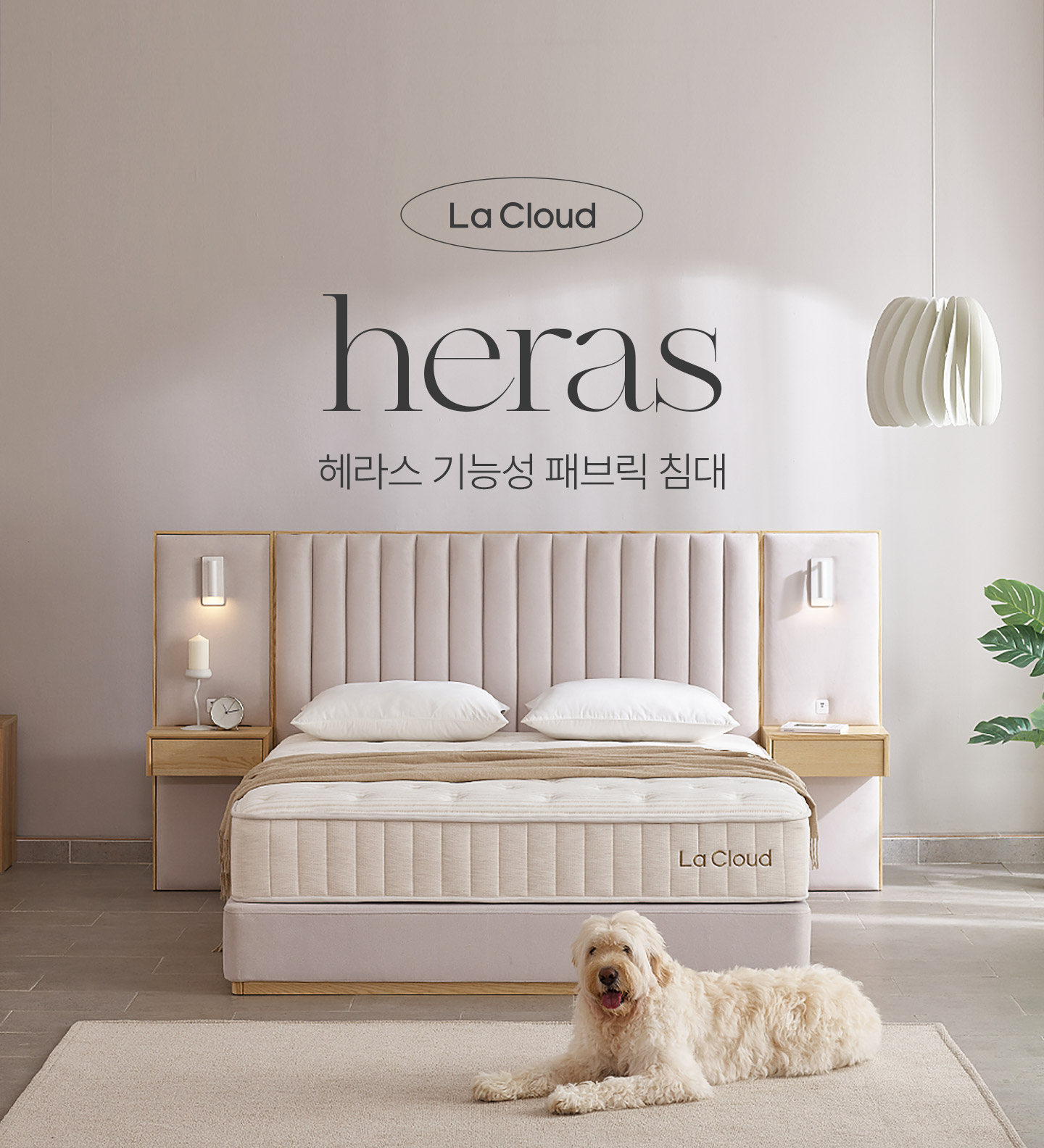침대프레임 > 헤라스 기능성 포틀랜드 패브릭 호텔 침대 프레임 SS/QK/LK | 오늘의집 쇼핑