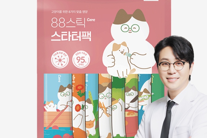 고양이 사료·간식 나응식 수의사 추천 슈퍼푸드 고양이츄르 간식 88스틱 8종 스타터팩 10gx8개입 오늘의집 쇼핑