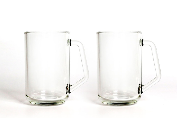 유리컵·물컵 2p 세트 이지그립 머그컵 480ml Rm439 유리컵 카페컵 하이볼잔 오늘의집 쇼핑