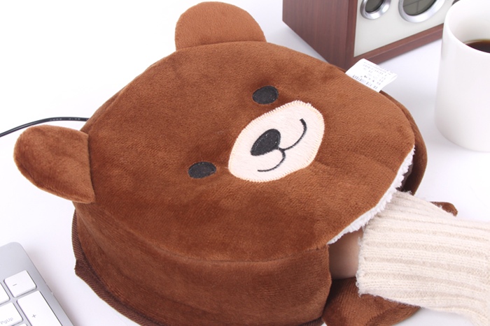손난로·발난로 브라운베어 Usb 온열 마우스패드 손목쿠션 오늘의집 쇼핑