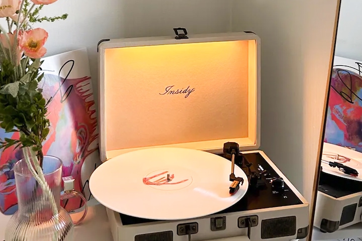 턴테이블 무드등 무선 Lp 턴테이블 블루투스 스피커 Ibt Retro Light 오늘의집 쇼핑