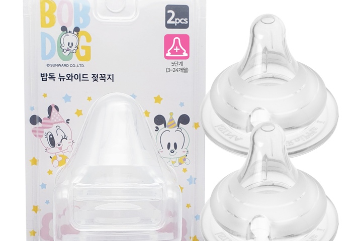 젖병·젖꼭지 뉴와이드 프리미엄 젖꼭지 5단계3~24개월 2개입 배앓이방지 모유훈련 오늘의집 쇼핑