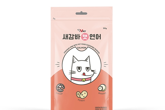 고양이 사료·간식 새감바 캣 연어 50g 새우 감자 바나나 그리고 연어 오늘의집 쇼핑
