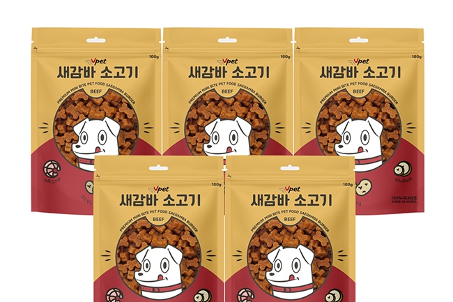 강아지 사료·간식 새감바버거 강아지간식 소고기 100g 5팩 오늘의집 쇼핑