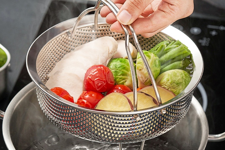 찜기·찜통 스텐 찜판 찜기 망 양배추 만두찜기 18cm 오늘의집 쇼핑