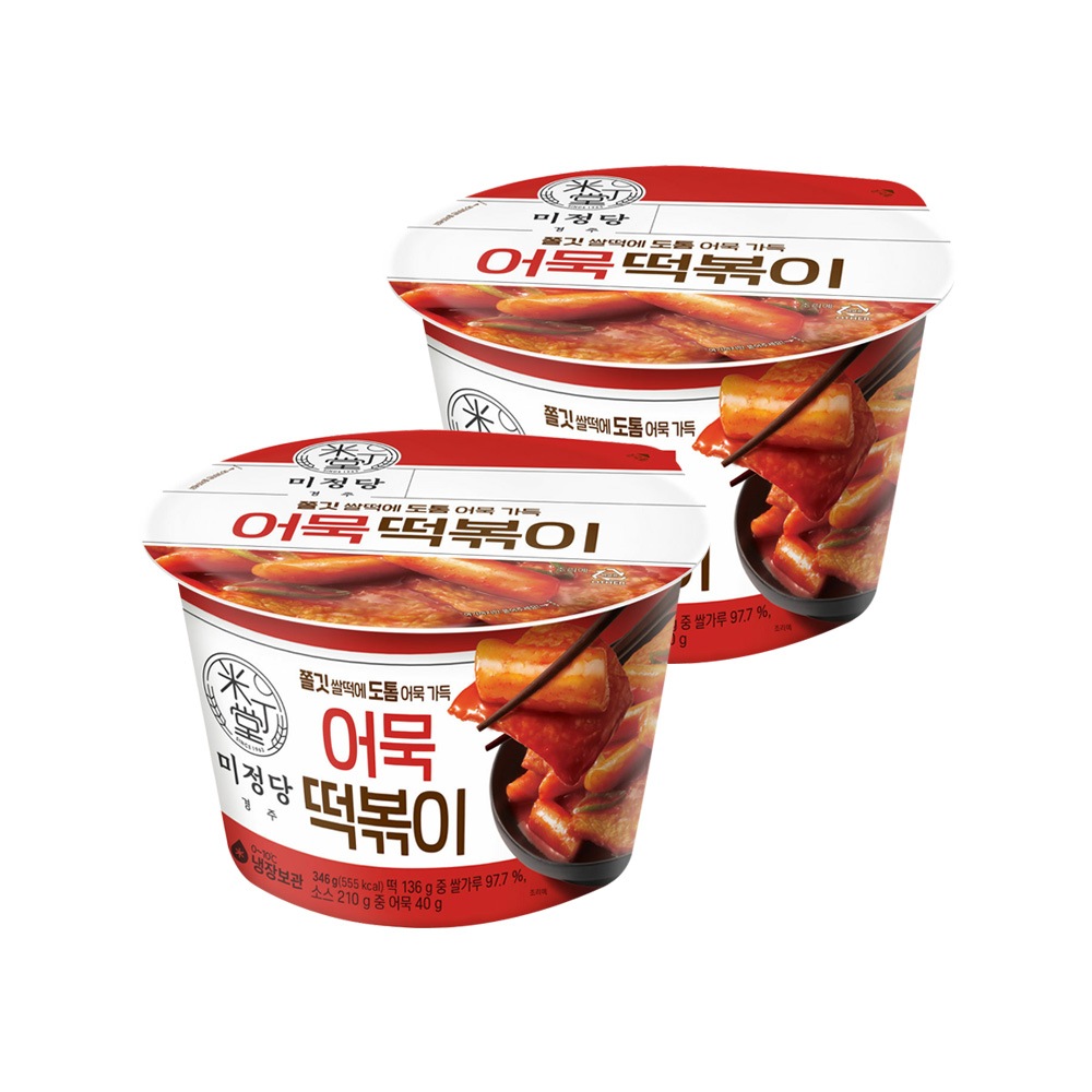 떡볶이·튀김·분식 > CJ 미정당 어묵 떡볶이 346g*2개 | 오늘의집 쇼핑