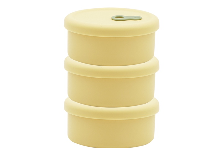 밀폐용기·반찬통 담따 올 실리콘스팀홀 원형 이유식용기 250ml X 3p 오늘의집 쇼핑