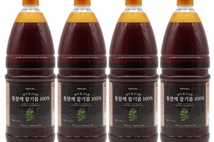 오일·식초·꿀 이장네향이 참 고소한 통참깨 참기름 10018l4개 오늘의집 쇼핑
