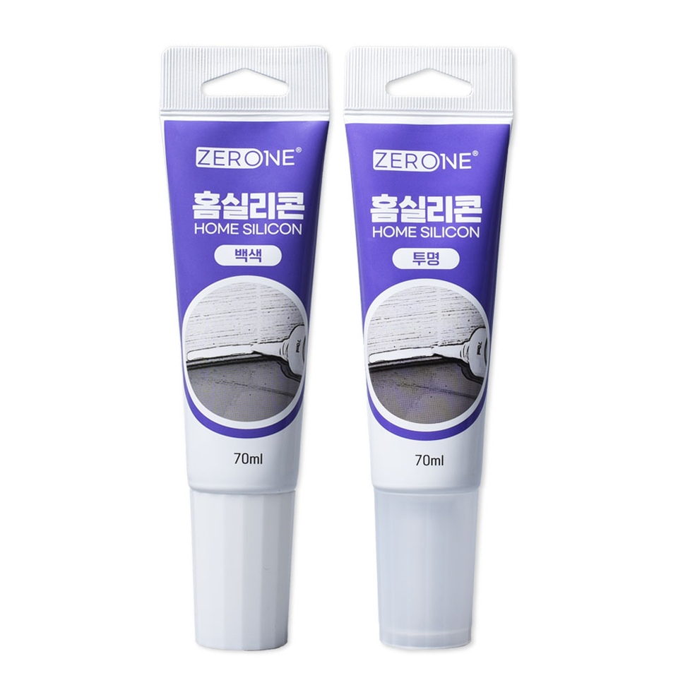접착제·보수용품 홈실리콘 70ml 백색 투명 오늘의집 쇼핑
