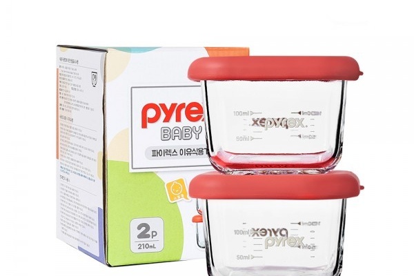 밀폐용기·반찬통 이유식용기 스팀홀 사각 210ml 2p 오늘의집 쇼핑