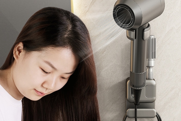 욕실선반·욕실정리 핸프리 무타공 수납 드라이기 거치대 오늘의집 쇼핑