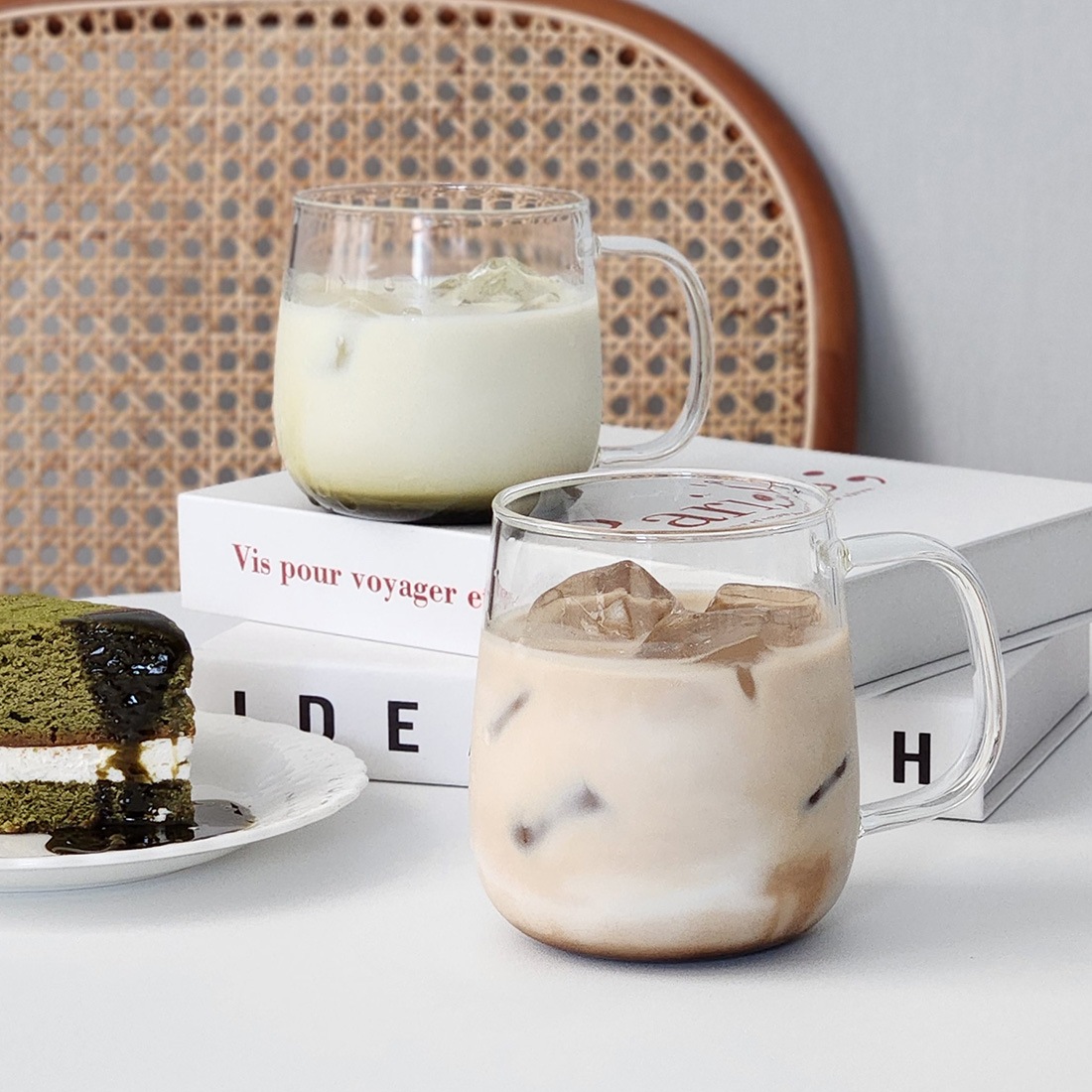 유리컵·물컵 > 내열유리 라운드 머그 세트 500ml 2P | 오늘의집 쇼핑