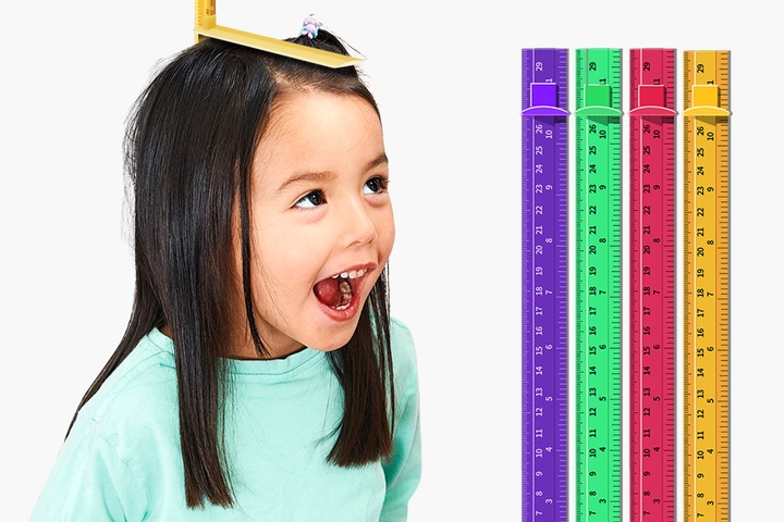 데코스티커 어린이키 발사이즈 유아 키재기스티커 키재기자 측정기 오늘의집 쇼핑