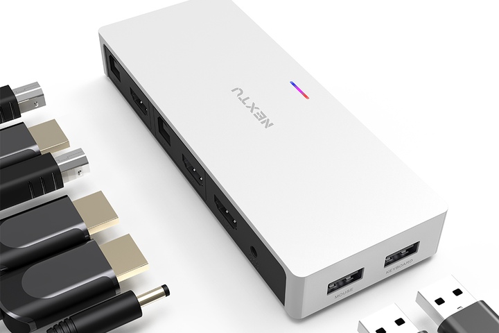데스크탑·올인원pc Uhd 4k Hdmi 2포트 Kvm 스위치 Next 7602kvm 4k 화이트 오늘의집 쇼핑