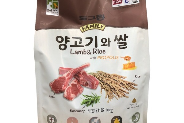강아지 사료·간식 강아지 애견 고급 사료 도그랑 양고기 쌀 시니어 2kg 오늘의집 쇼핑