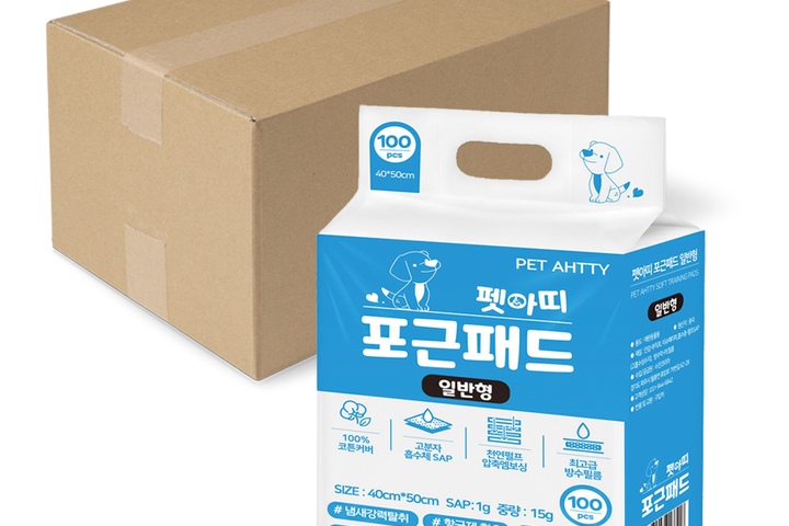 강아지 위생·배변 강아지 애견 배변패드 일반형 향균 압축패드 소중형견 400매 오늘의집 쇼핑