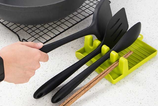 받침·손잡이 주방 실리콘 조리도구 받침대 거치대 국자 뒤집게 정리대 오늘의집 쇼핑