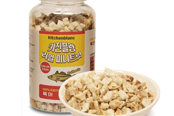 강아지 사료·간식 애견 동결건조 간식 북어 오리 닭 미니트릿 큐브 져키 사료토핑 오늘의집 쇼핑