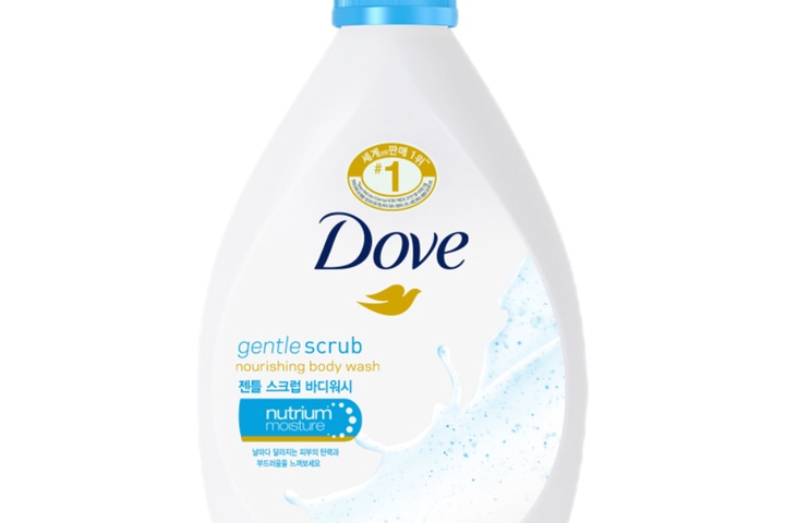 워시·스크럽 Dove 도브 젠틀 스크럽 바디워시 1000g 순하고 촉촉한 바디클렌저 피부탄력 부드러움 오늘의집 쇼핑