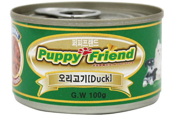 강아지 사료·간식 퍼피프랜드 강아지통조림 강아지캔 습식 애견 간식 소고기 100g 원형 오늘의집 쇼핑