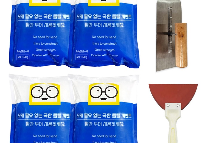 접착제·보수용품 타일 줄눈 초속경 방수 백색시멘트15kg 4개미장흙손헤라 욕실 화장실 오늘의집 쇼핑