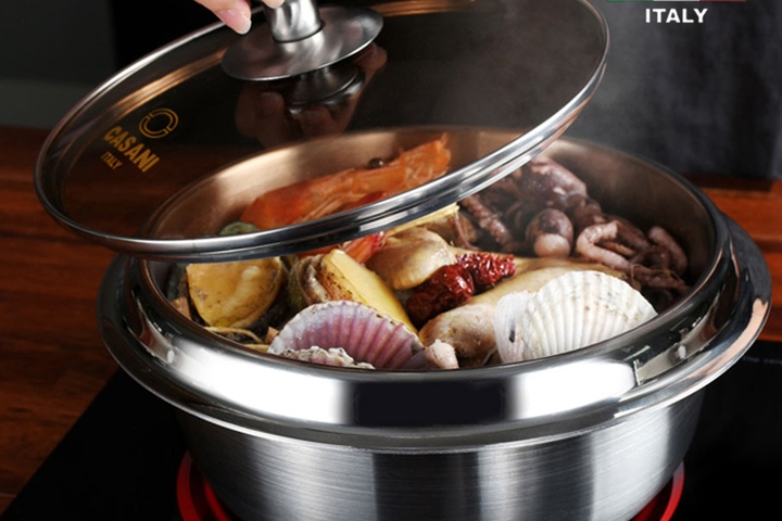 압력솥·찜솥 인덕션겸용 스텐 가마솥 20cm 가정용 솥밥냄비 오늘의집 쇼핑