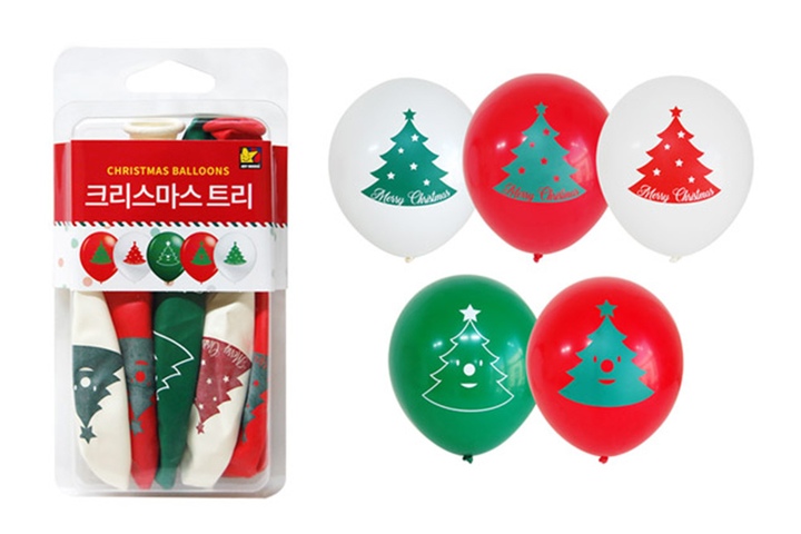 파티용품·의상 크리스마스 케이스풍선 크리스마스트리 파티장식 벌룬 오늘의집 쇼핑