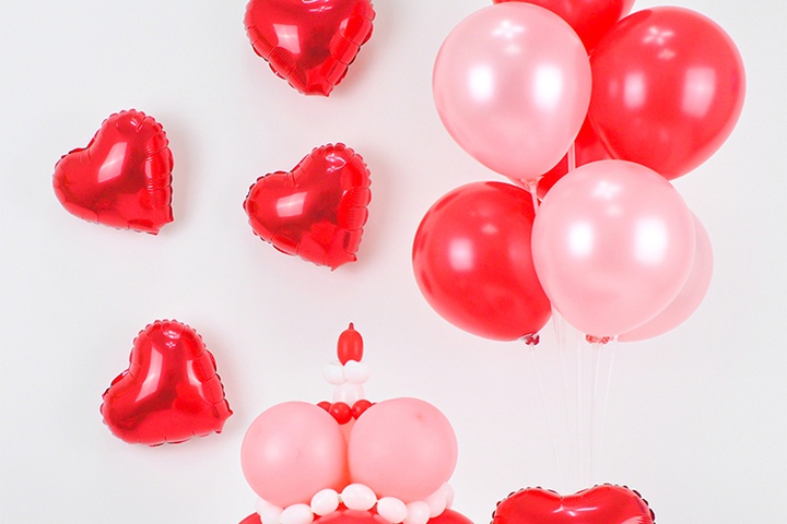 파티·이벤트용품 풍선케이크 벌룬케이크 레드 케익 만들기 Diy 생일 파티 오늘의집 쇼핑