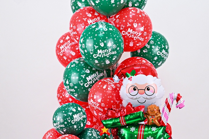 파티용품·의상 30cm 크리스마스 장식 메리 풍선 혼합 50개입 오늘의집 쇼핑