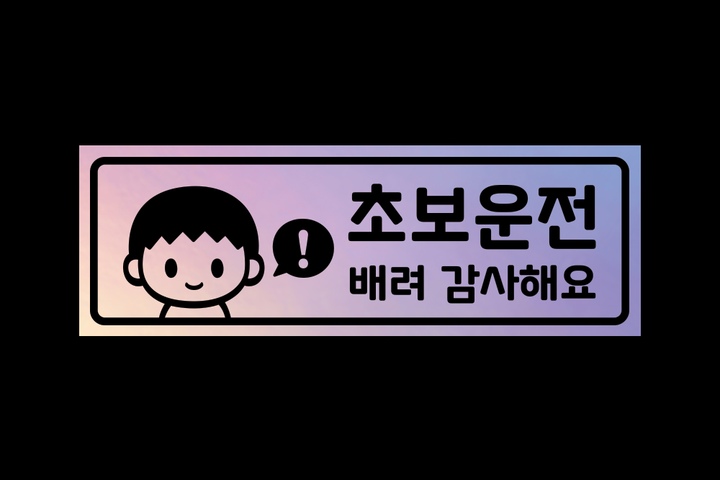 익스테리어용품 초보운전 탈부착 자석 스티커 Lmcm 014 초보 스티브 오늘의집 쇼핑