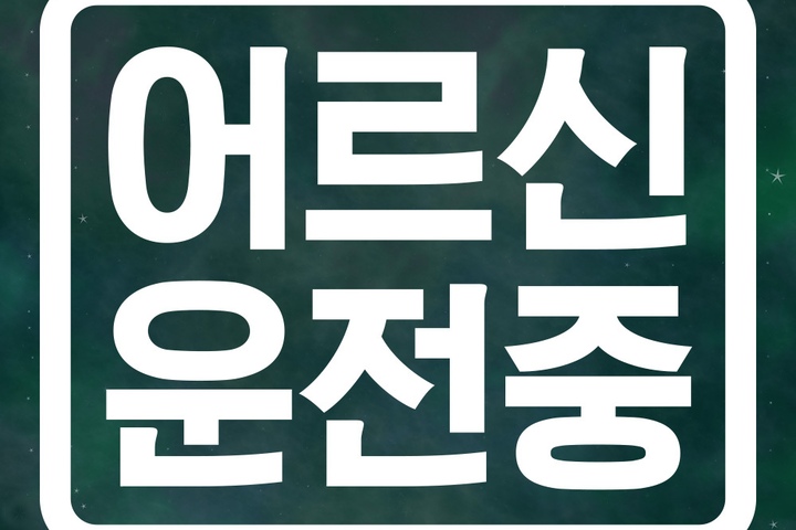익스테리어용품 안전운전 차량 스티커 Lmcs 009 스퀘어 선 어르신 오늘의집 쇼핑