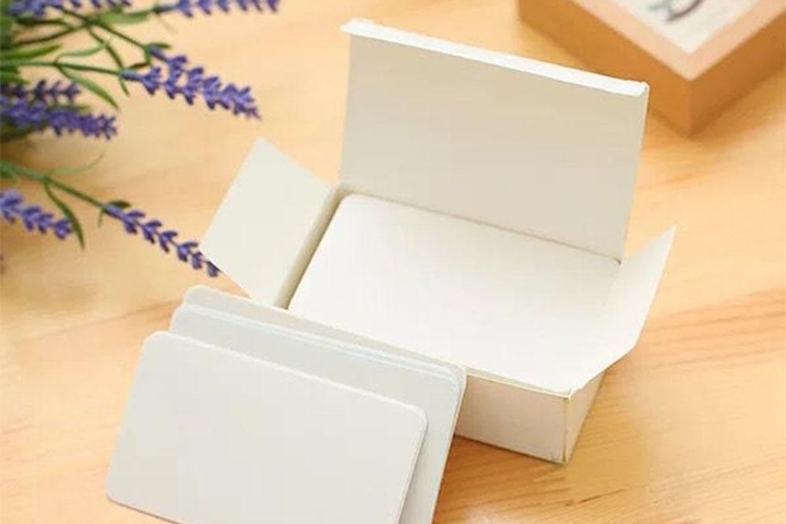 스타큐브몰 개인 명함 만들기 메시지 카드 100매 메모 종이 카드 Diy 명함종이 위시버킷