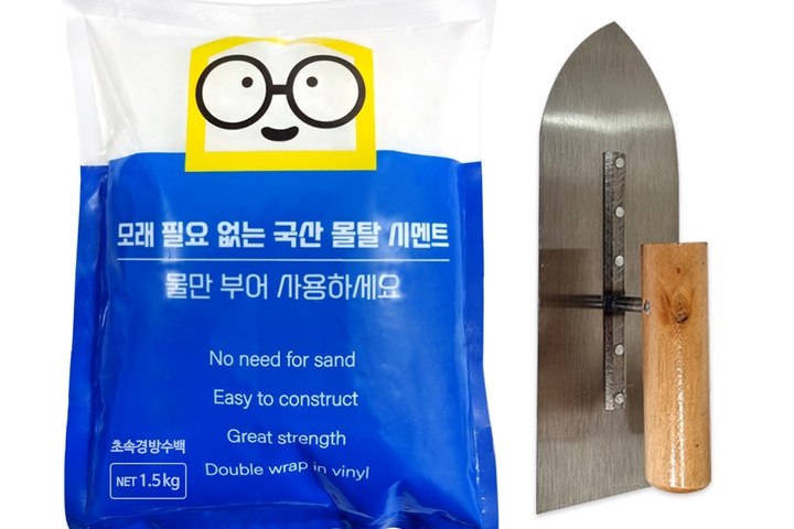 접착제·보수용품 초속경 방수 백색시멘트 15kg 1개 흙손 가정용 소포장 소분 화장실 욕실 오늘의집 쇼핑