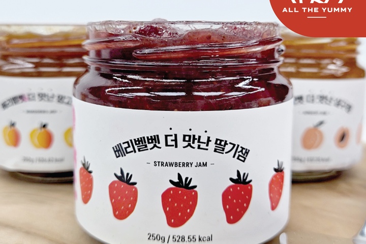 잼·스프레드 베리벨벳 원물함량 80 직접 키운 과일잼 딸기잼살구잼망고링잼택1 오늘의집 쇼핑