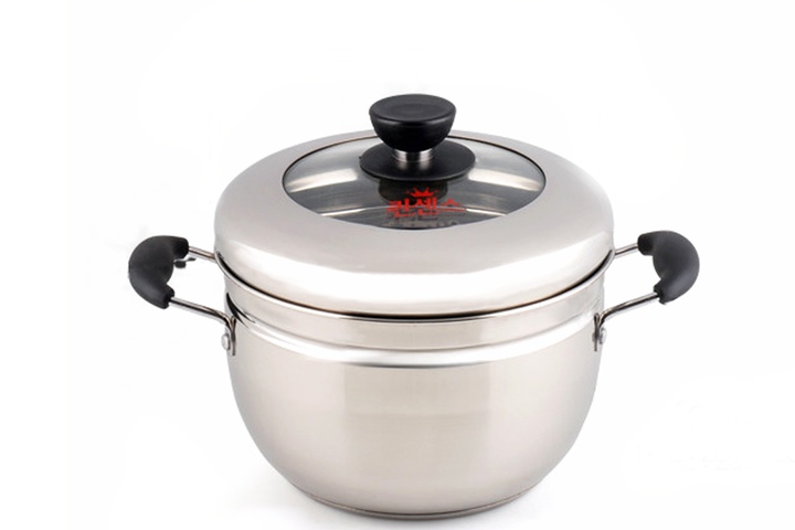 찜기·찜통 3중바닥 스텐 인덕션 찜냄비 스팀쿠커 24cm 오늘의집 쇼핑