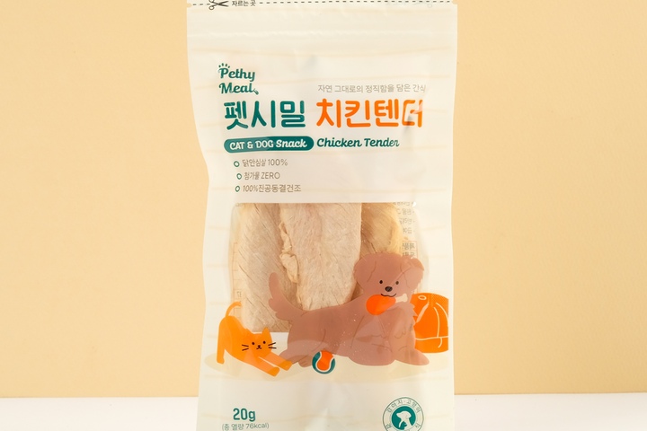 강아지 사료·간식 치킨텐더 20g 동결건조 강아지 고양이 간식 오늘의집 쇼핑
