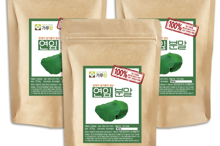 건강즙·환·영양식 국산 연잎 가루 600g 오늘의집 쇼핑