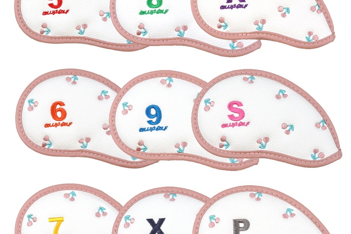 골프 센스골프 상큼체리아이언커버 9p 1세트 골프채커버 오늘의집 쇼핑