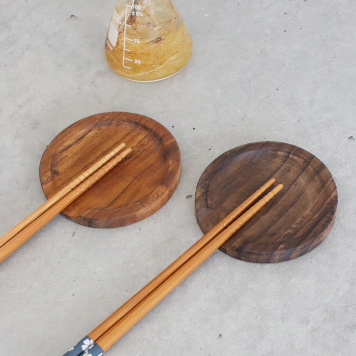 수저받침·수저통 > 우드 원형 수저받침 2type | 오늘의집 쇼핑