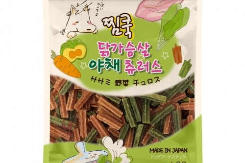 강아지 사료·간식 찜쿡 변비 유산균 부드러운 닭가슴살 야채 츄러스 400g 오늘의집 쇼핑