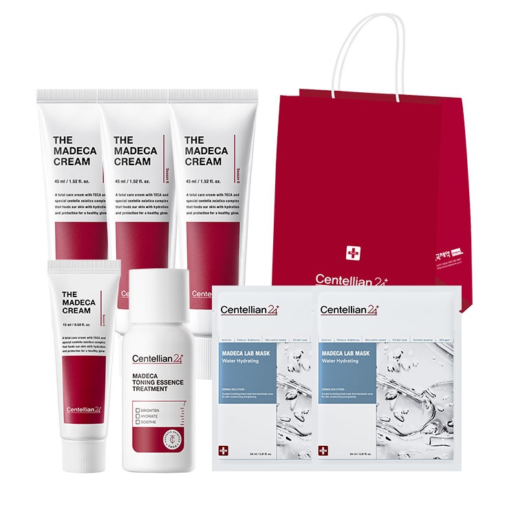 페이셜케어 더 마데카크림 45ml 3개15ml 1개토닝에센스30ml 1개수분 랩마스크2매 오늘의집 쇼핑