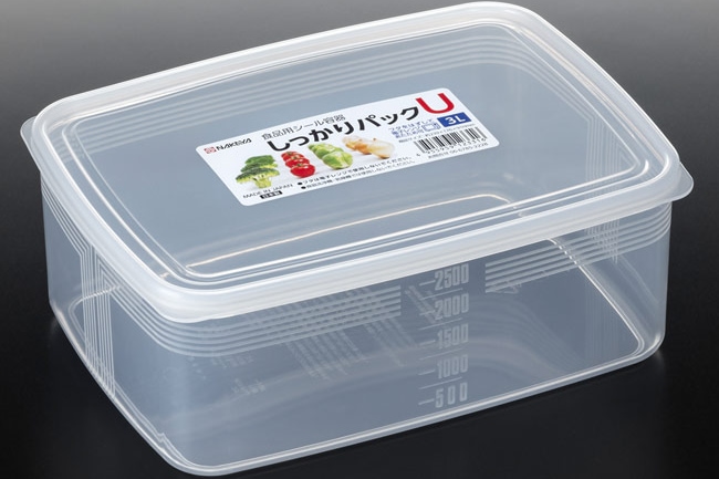 밀폐용기·반찬통 식자재보관 반투명 밀폐용기u 3l 전자렌지용 냉장고정리용기 사각통 오늘의집 쇼핑