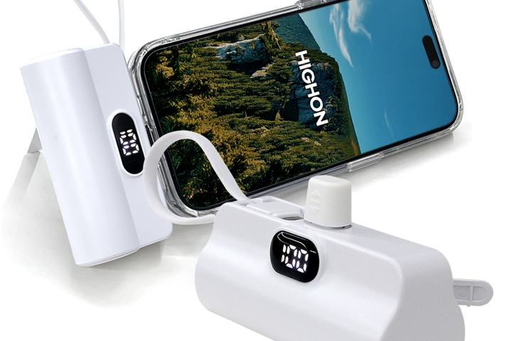 휴대폰액세서리 5000mah 10w C타입 도킹형 일체형 무선 충전 보조배터리 오늘의집 쇼핑