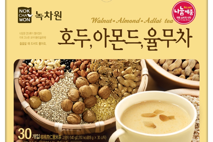 찻잎·티백·분말 고소한 호두아몬드율무차 30스틱 오늘의집 쇼핑
