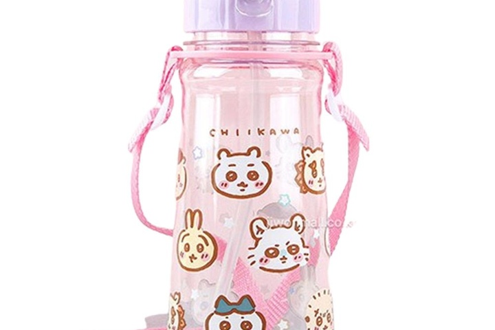 도시락·물병·보냉백 먼작귀 프리미엄 어깨끈 빨대물통450ml 오늘의집 쇼핑