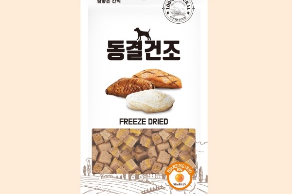 강아지 사료·간식 강아지트릿 동결건조간식 연어계란샌드 큐브 80g 오늘의집 쇼핑