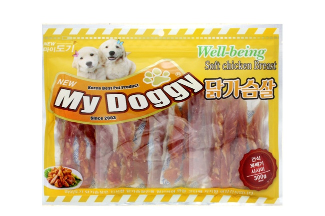 강아지 사료·간식 마이도기 잘먹는 강아지대용량간식 300g 건식꽈배기사사미 오늘의집 쇼핑